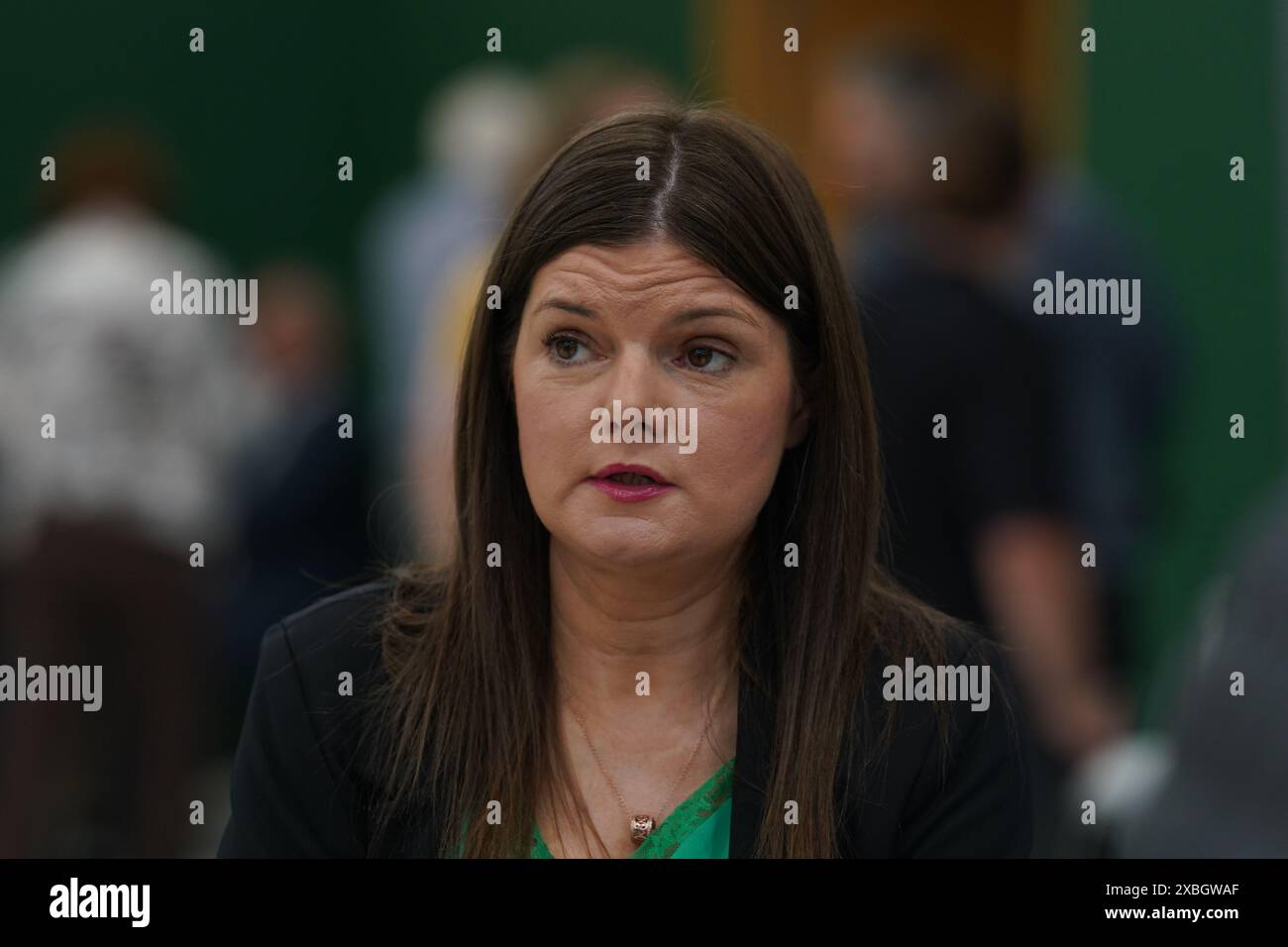 Sinn fein candidate kathleen funchion in the count centre as counting ...