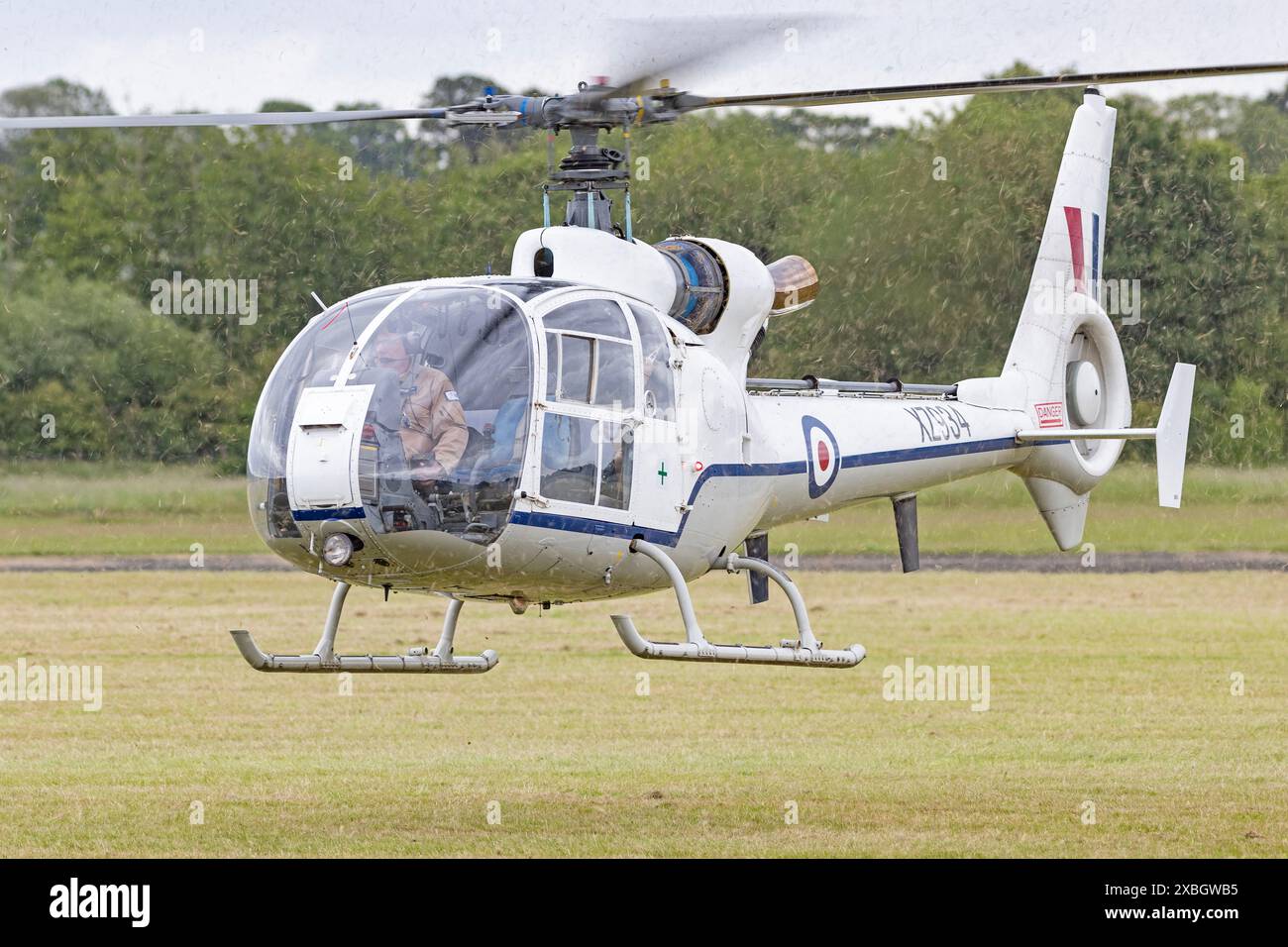 Gazelle Display Team Landing, RAF Cosford Airshow, Midlands, United ...