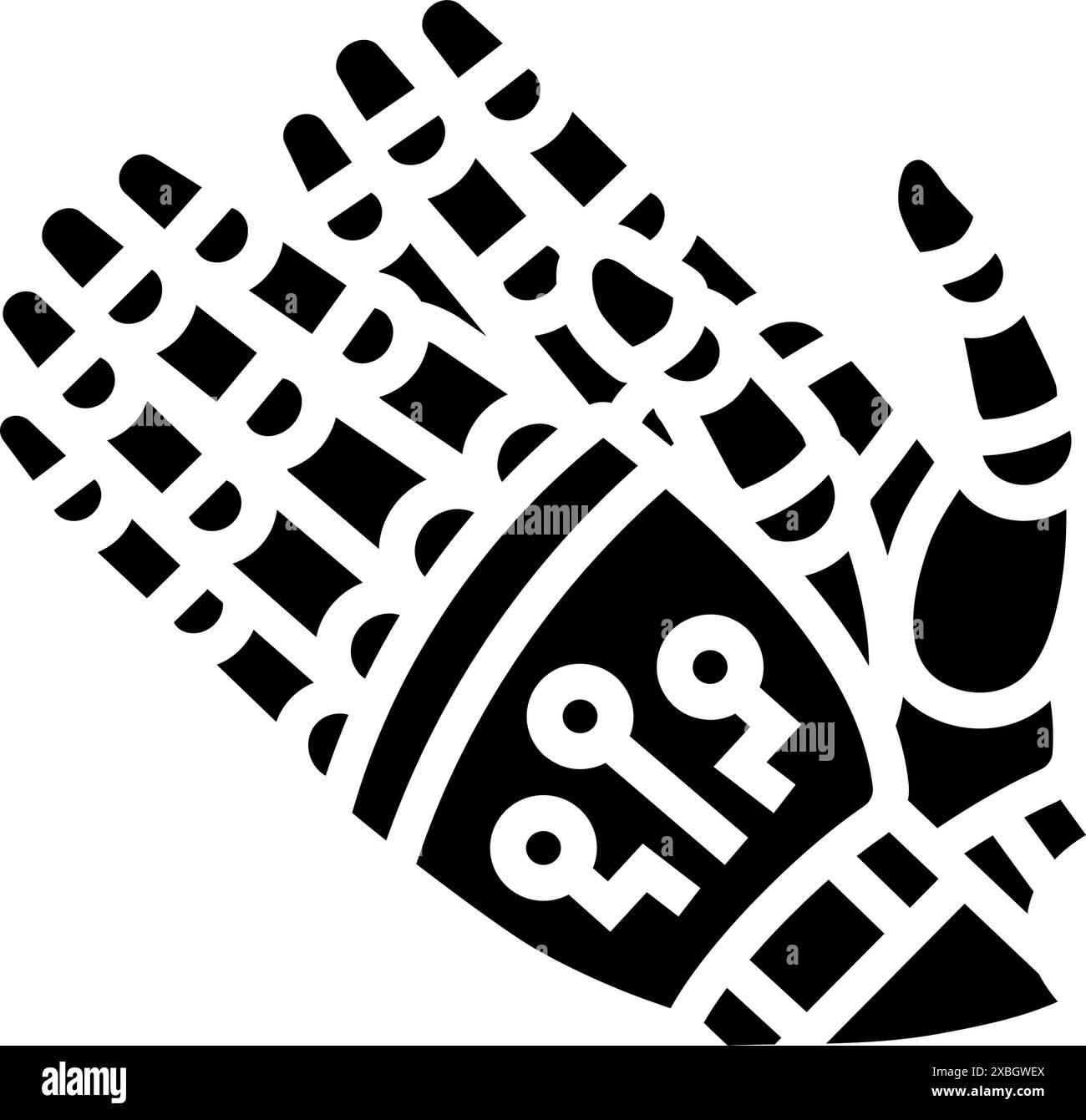 clap applause robot hand gesture glyph icon vector illustration Stock Vector Image & Art - Alamy