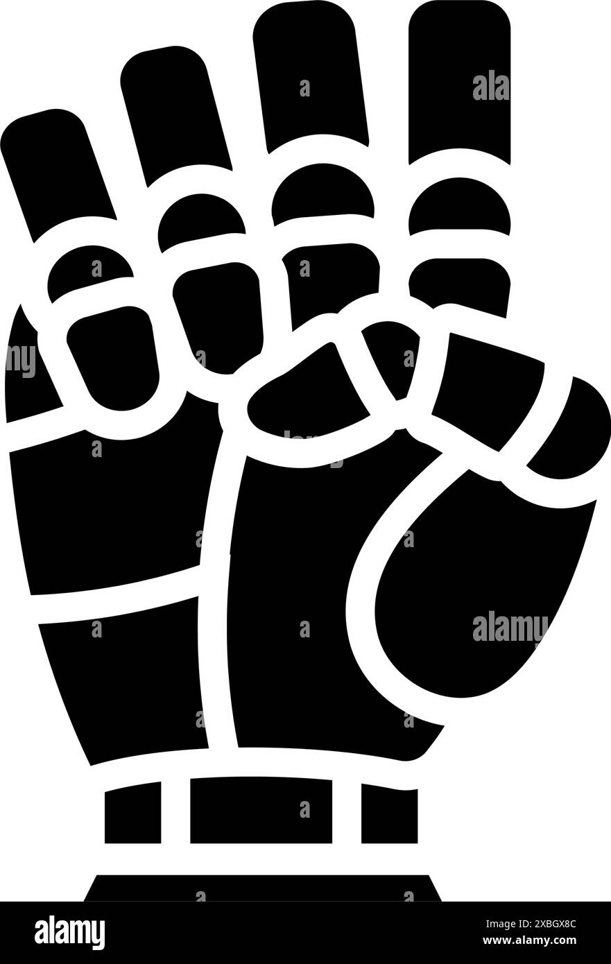 Robot hand fist Stock Vector Images - Alamy