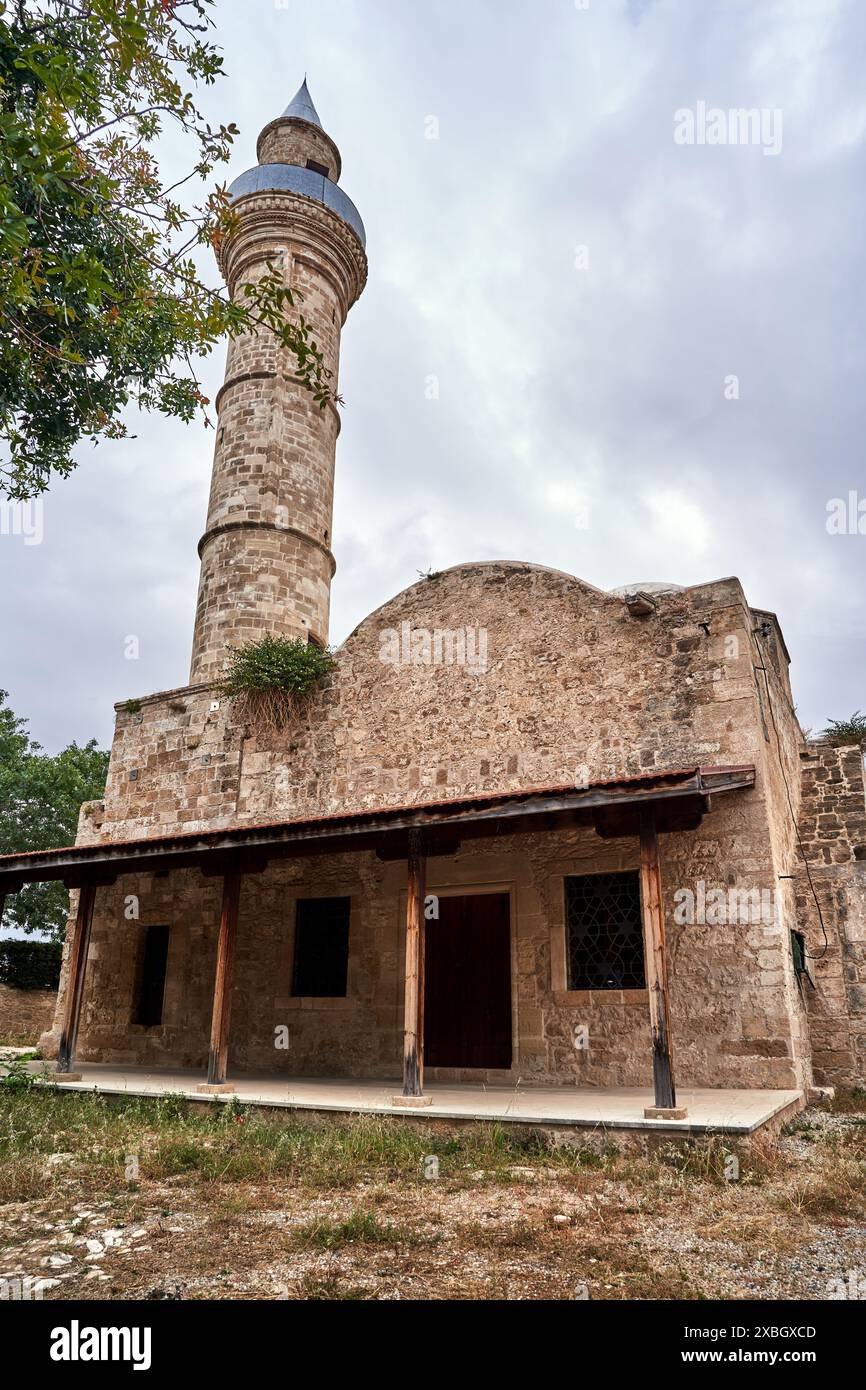 A stone, medieval church converted into a mosque in Paphos, Republic of ...