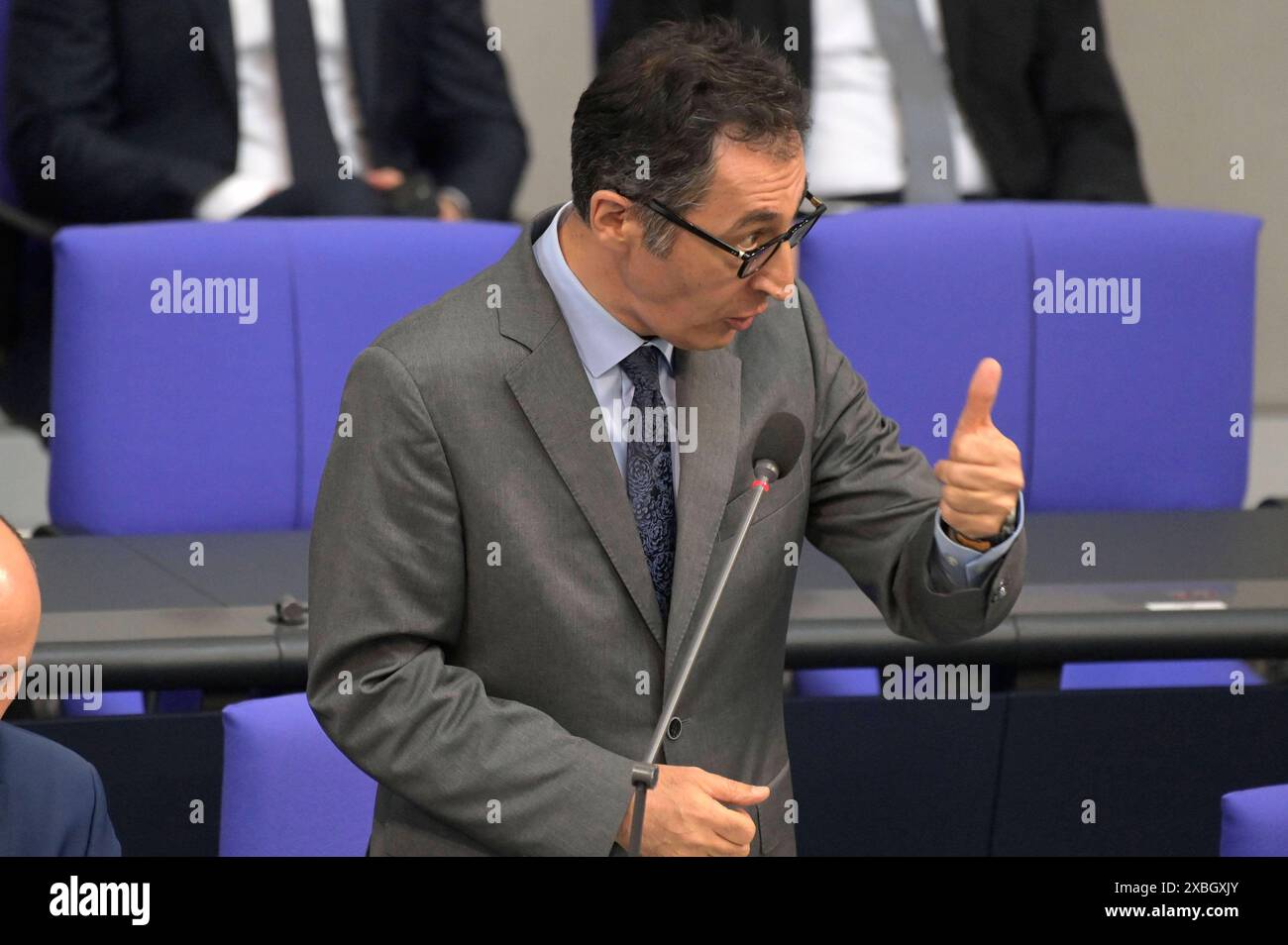 Cem Özdemir in der 174. Sitzung des Deutschen Bundestages im ...