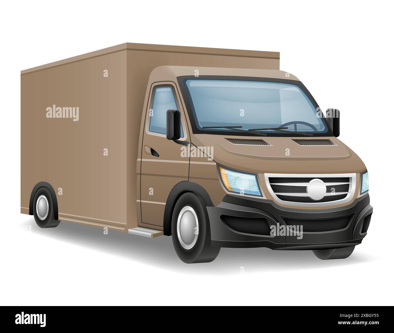 small truck automobile transport for the transportation of goods vector ...