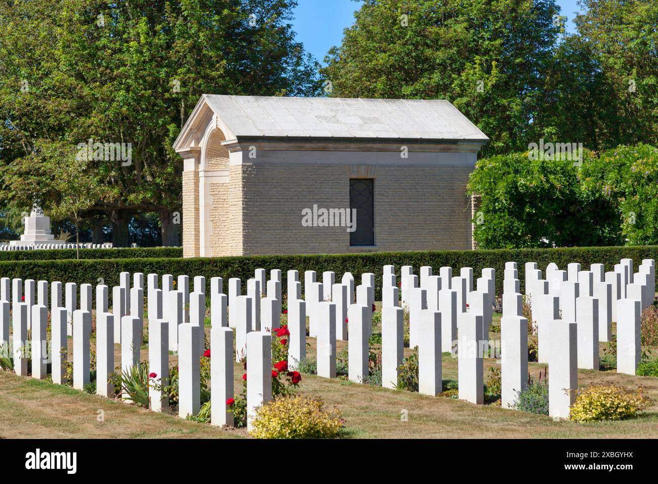 Largest second world war cemetery of commonwealth soldiers in france hi-res stock photography ...