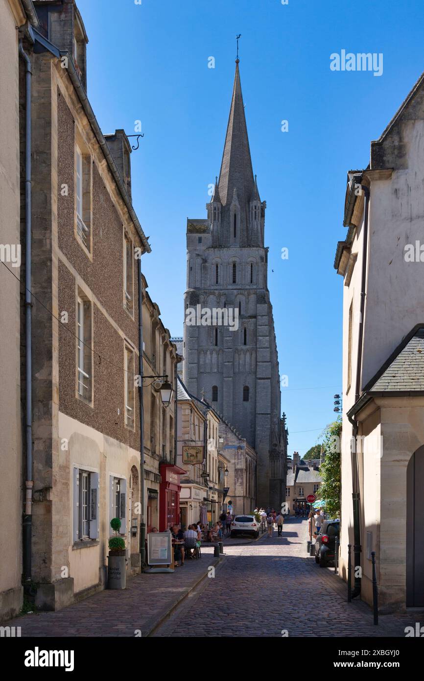 Bayeux, France - August 06 2020: The Notre-Dame de Bayeux Cathedral is ...