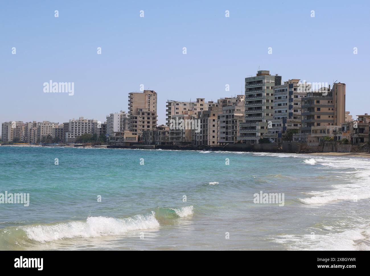 Abandoned Buildings in Ghost town Varosha in Famagusta, Northern Cyprus ...
