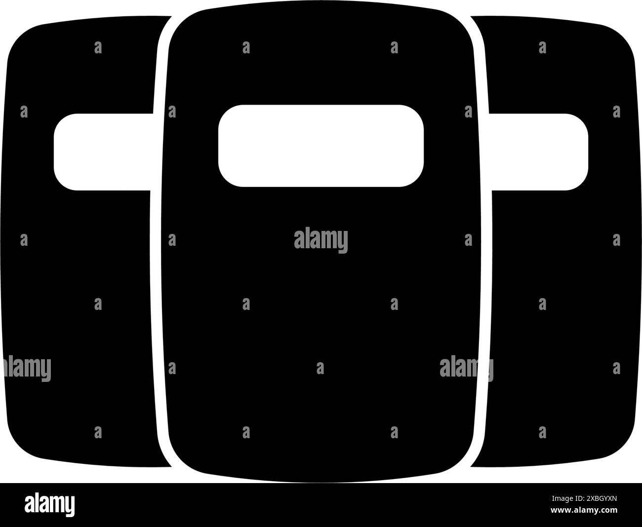 Black vector icon of a police shield, symbolizing law enforcement ...