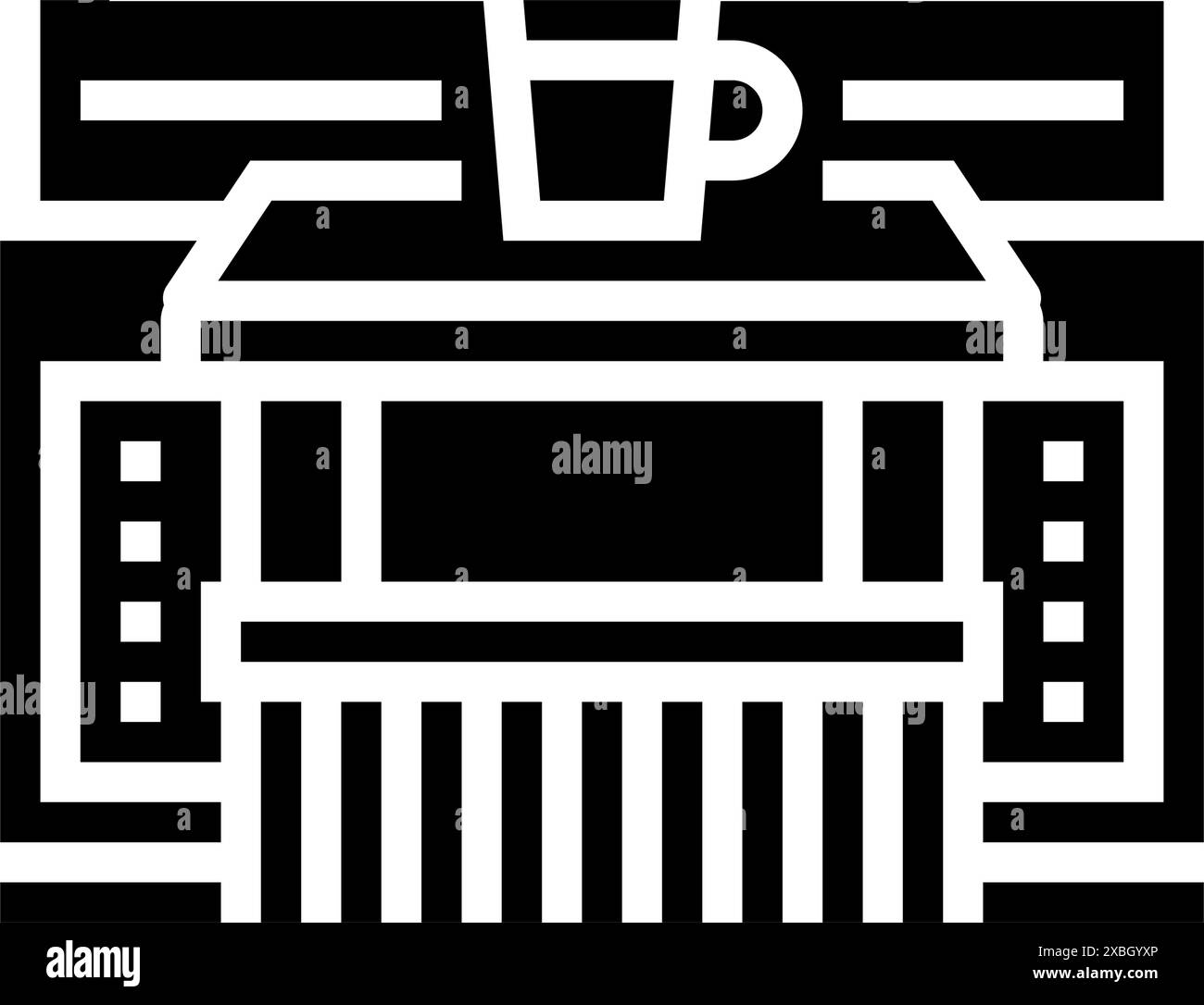 espresso bar street food cafe glyph icon vector illustration Stock ...