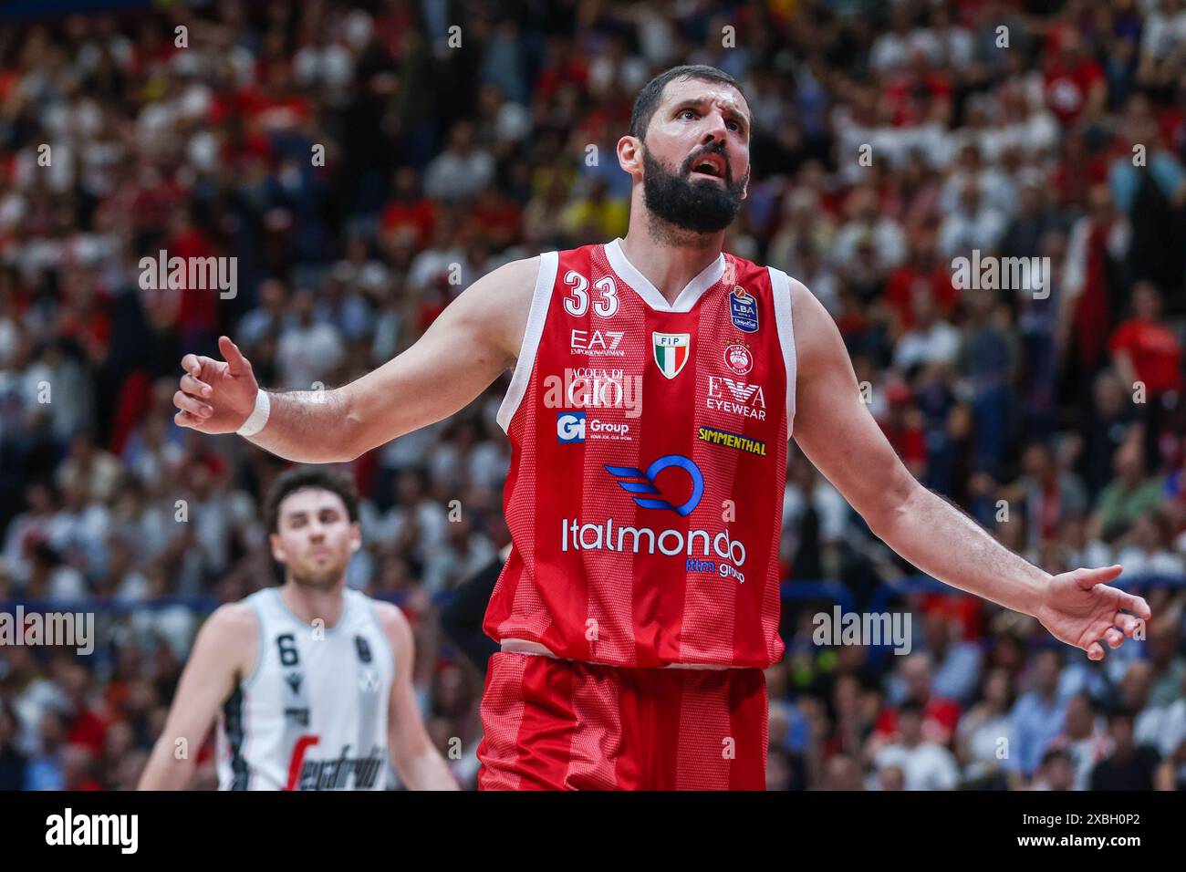 Milan, Italy. 11th June, 2024. Nikola Mirotic #33 of EA7 Emporio Armani ...