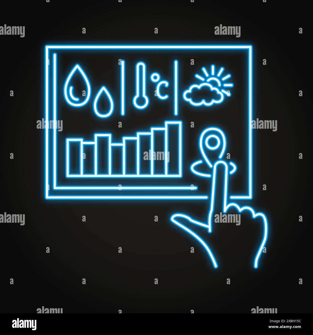Data driven farming neon icon. Precision agriculture, smart farm ... Data driven farming neon icon. Precision agriculture, smart farm ...