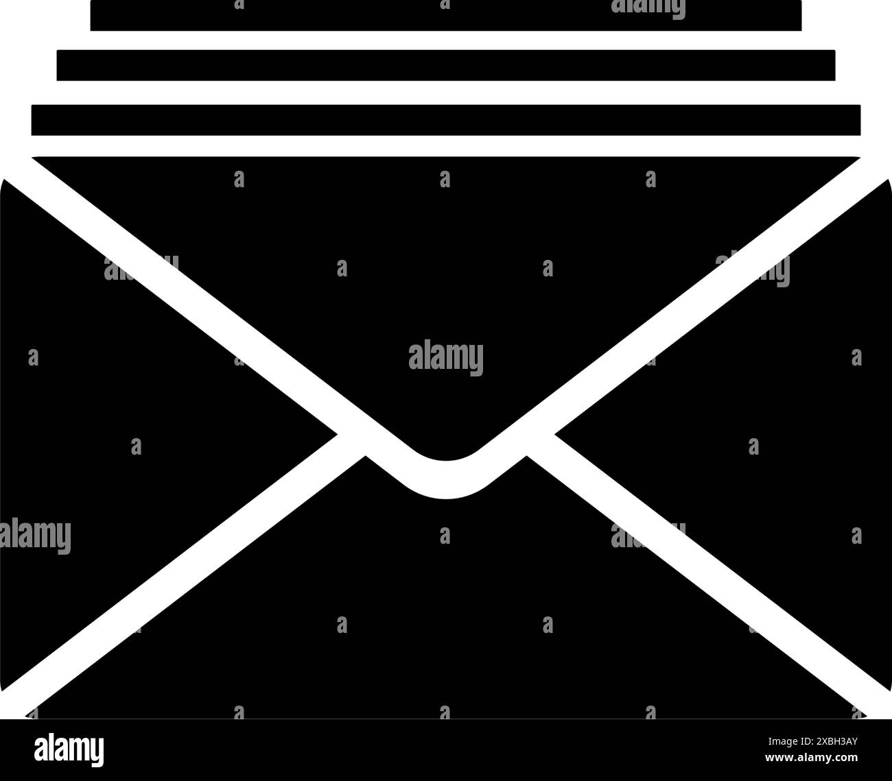 Direct message icon Black and White Stock Photos & Images - Alamy