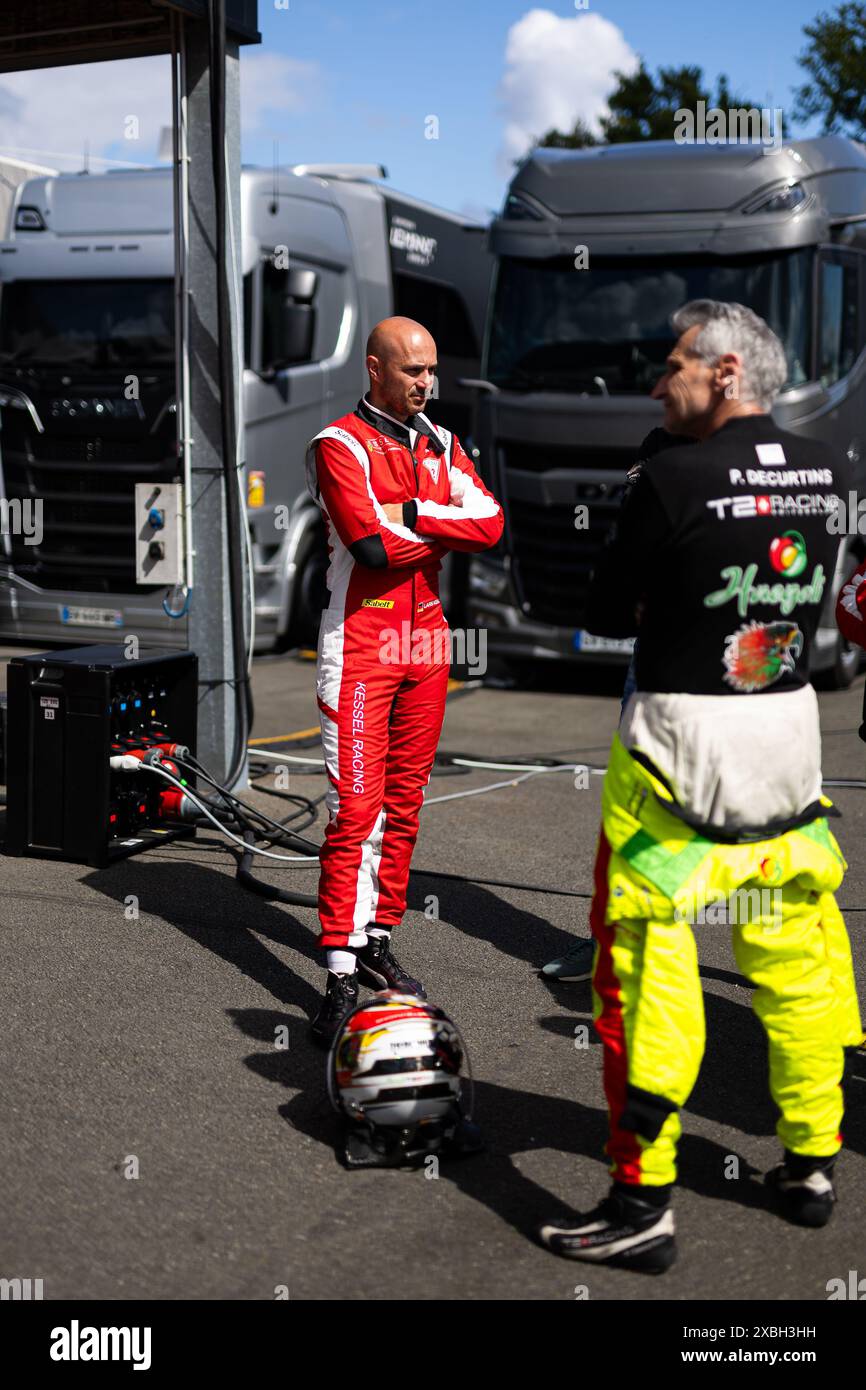 KERN Lars (ger), Kessel Racing, Ferrari 296 GT3, GT3, #57, portrait ...