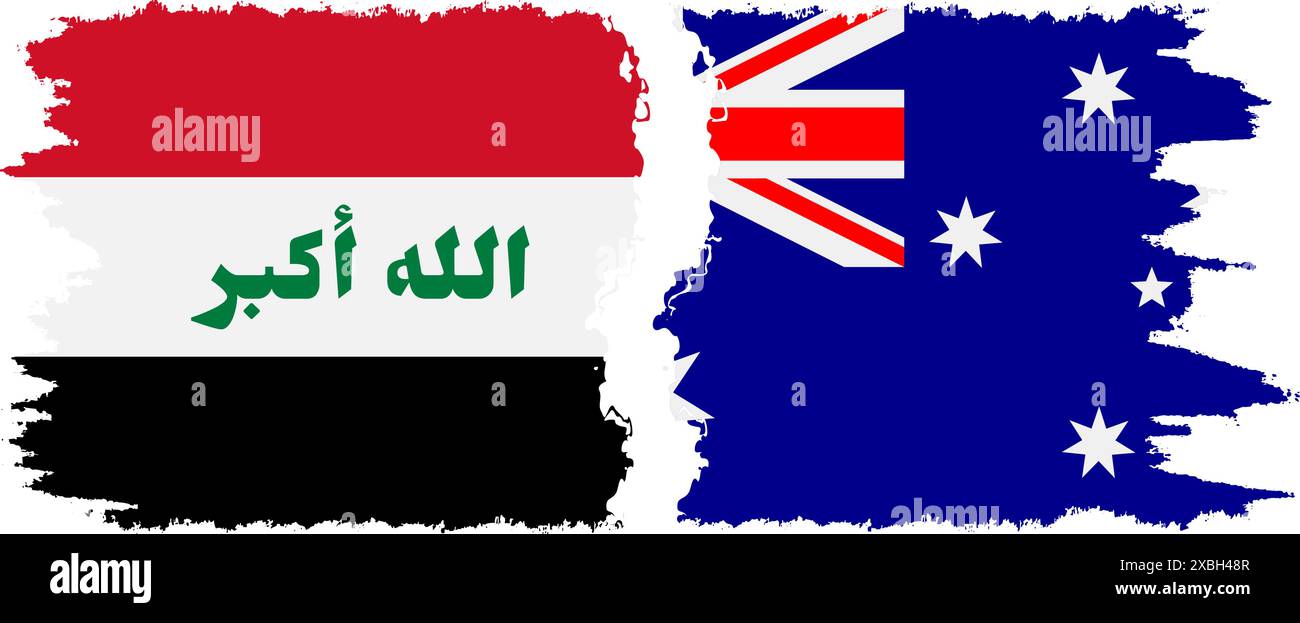 Australia iraq flag Stock Vector Images - Alamy