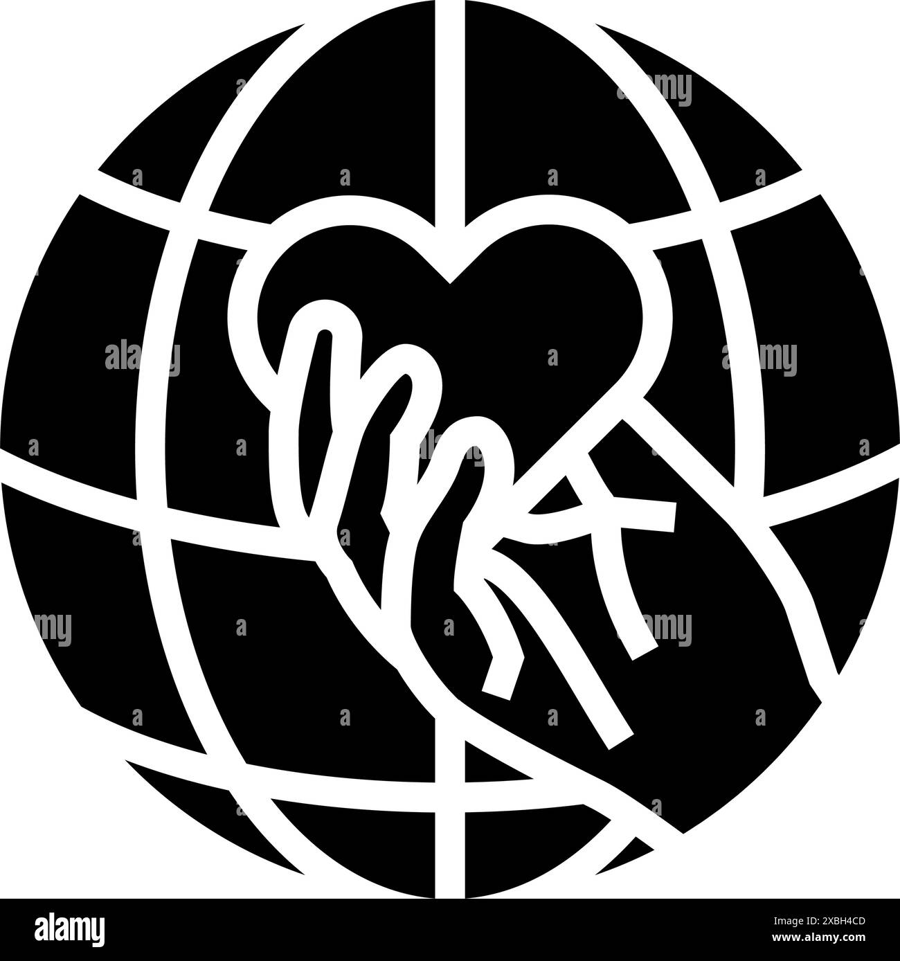 eradication of poverty international day glyph icon vector illustration ...