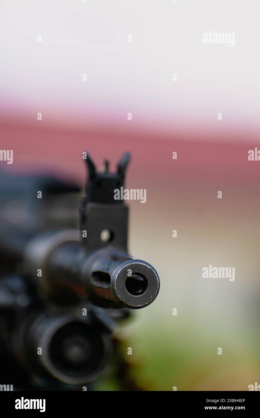 Mag 58 machine gun, french army Stock Photo - Alamy