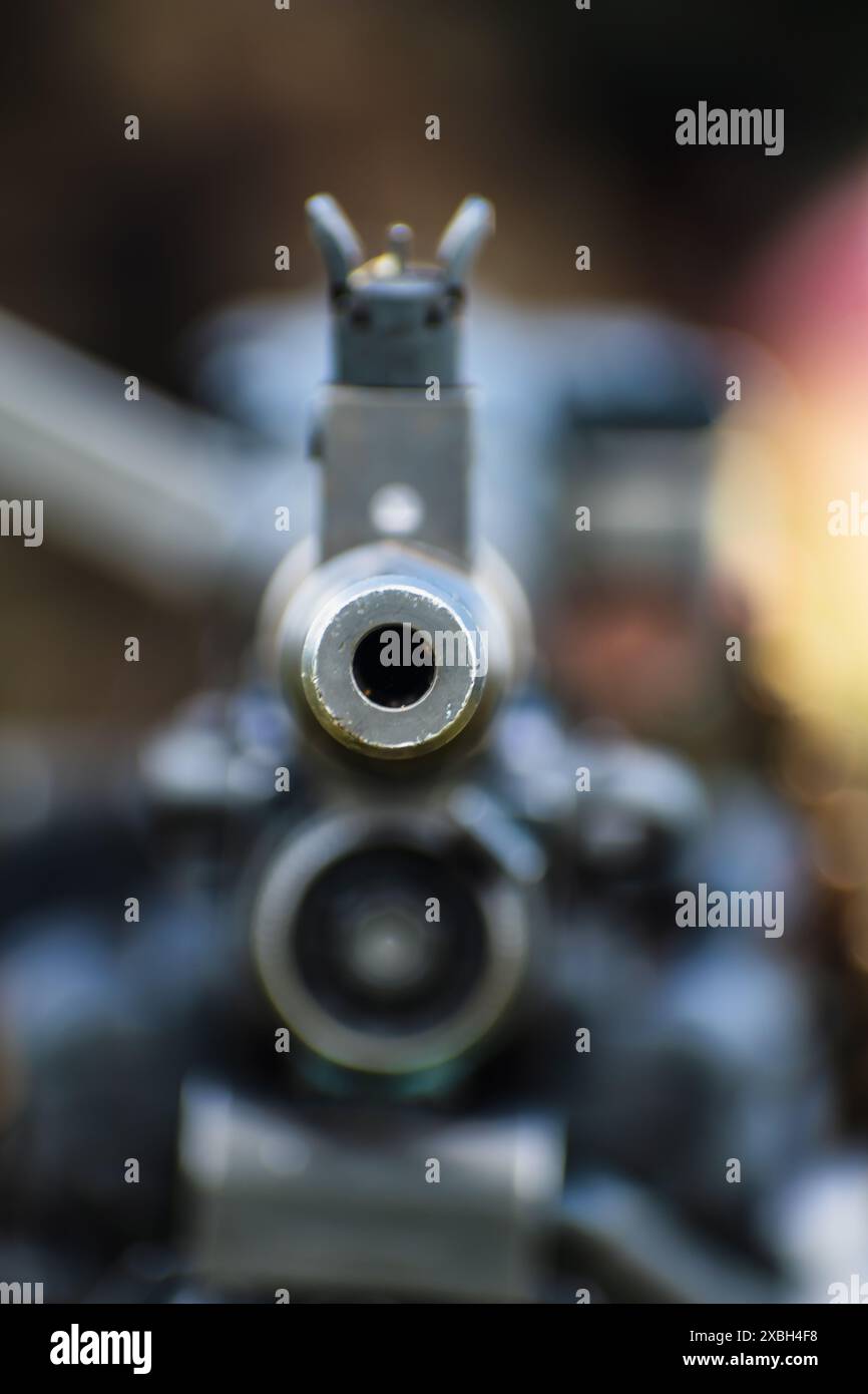 Mag 58 machine gun, french army Stock Photo - Alamy