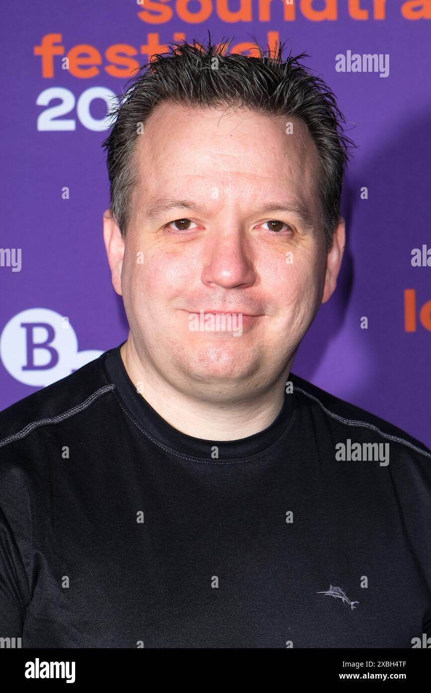 Richard Harwood photographed at the London Soundtrack Festival 2025 ...