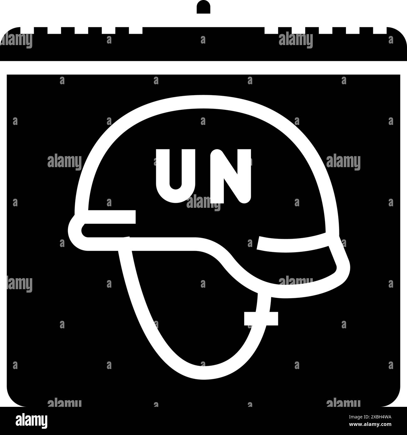 peacekeepers international day glyph icon vector illustration Stock ...