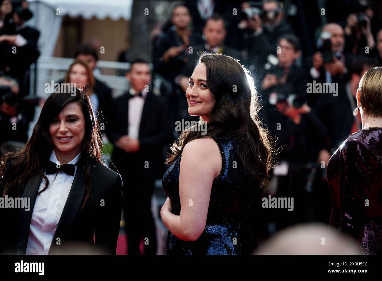 CANNES, FRANCE - MAY, 14: Eva Green, Greta Gerwig, Omar Sy, Hirokazu ...