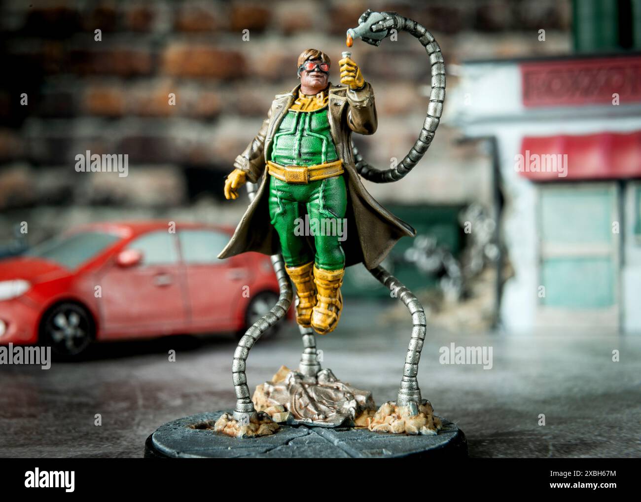 Doc Ock Sinister Scientist, Dr Otto Gunther Octavius, painted Marvel ...