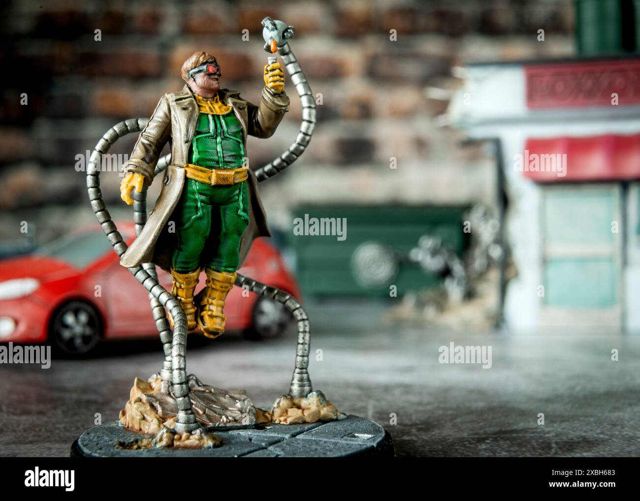 Doc Ock Sinister Scientist, Dr Otto Gunther Octavius, painted Marvel ...
