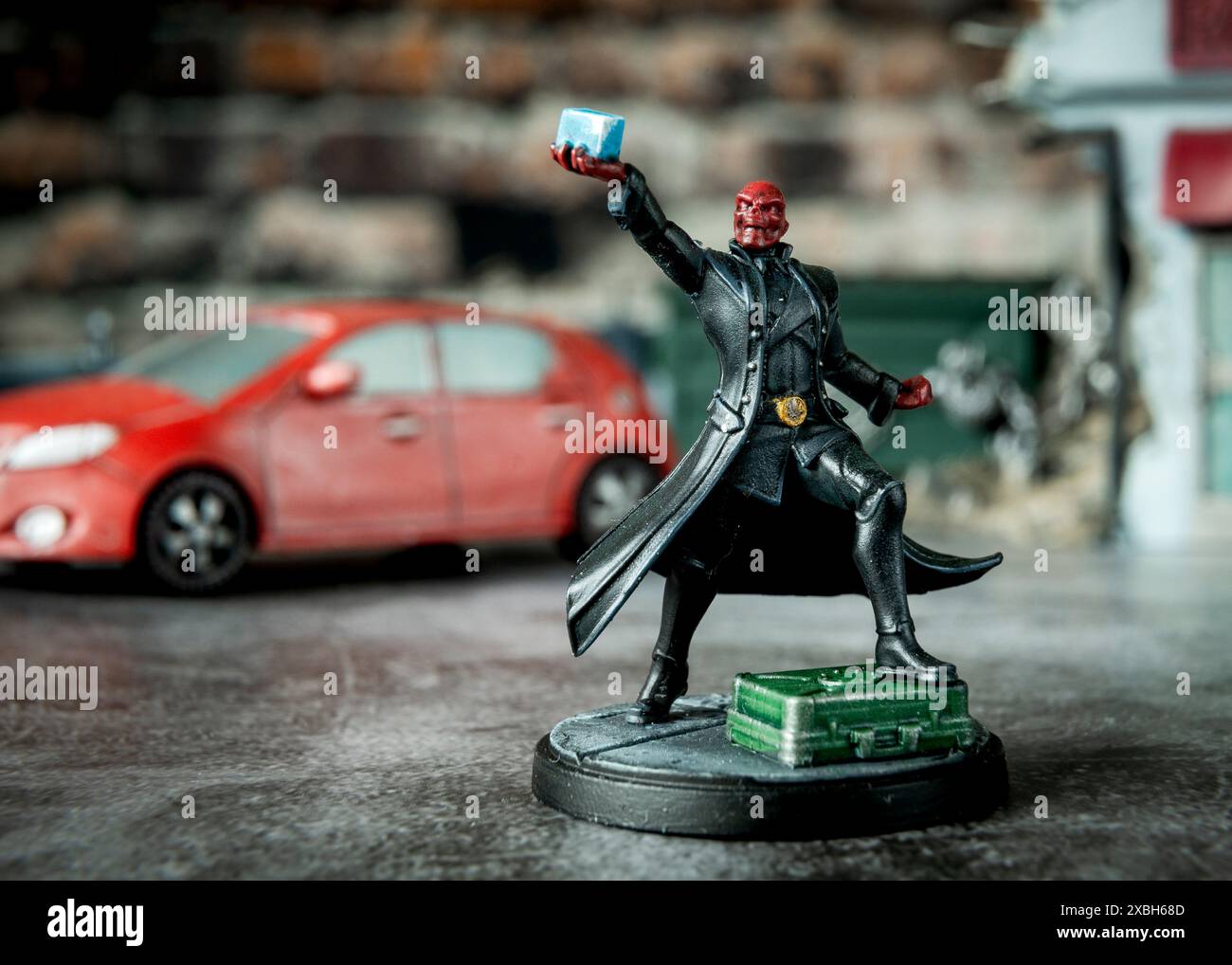 Red Skull Master of the World, Johann Schmidt, painted Marvel Crisis ...