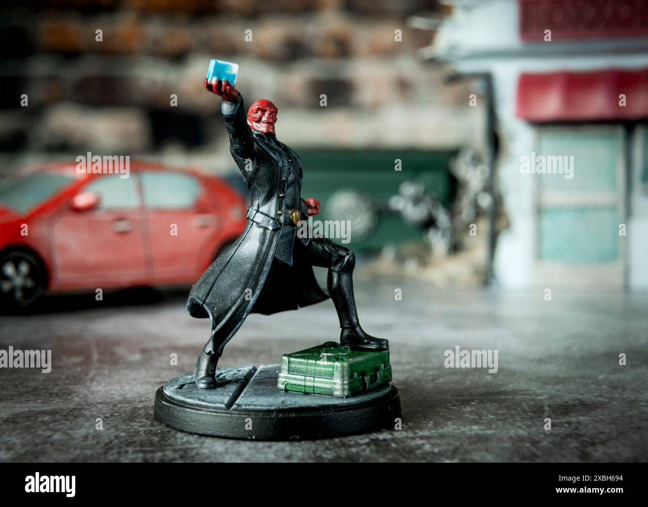 Red Skull Master of the World, Johann Schmidt, painted Marvel Crisis ...