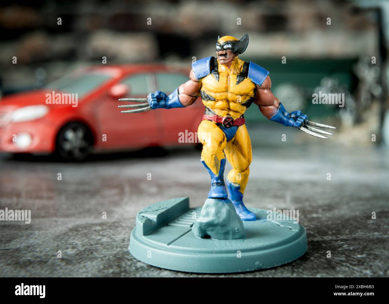 Wolverine, James Logan Howlett, X-Men, painted Marvel Crisis Protocol ...