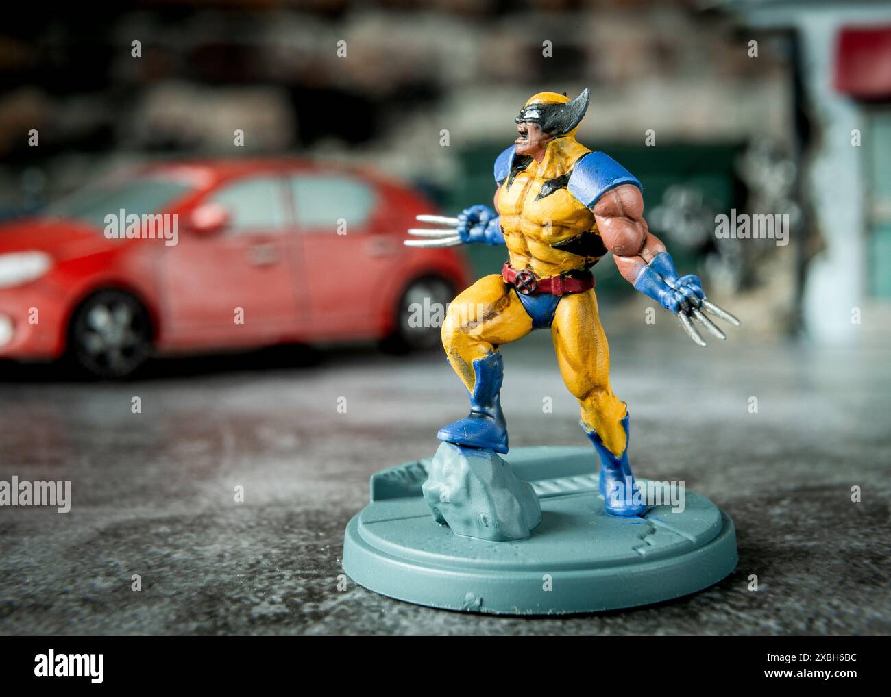 Wolverine, James Logan Howlett, X-Men, painted Marvel Crisis Protocol ...