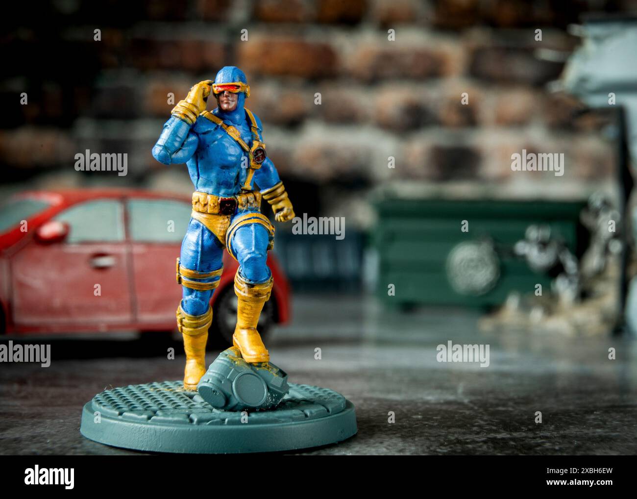 Cyclops, Scott Summers, X-Men, painted Marvel Crisis Protocol Figure ...