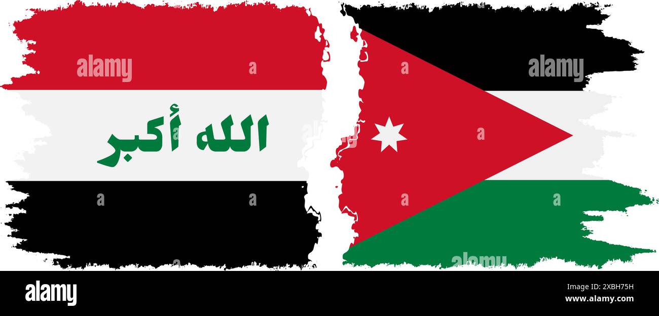 Jordan iraq flag hi-res stock photography and images - Alamy