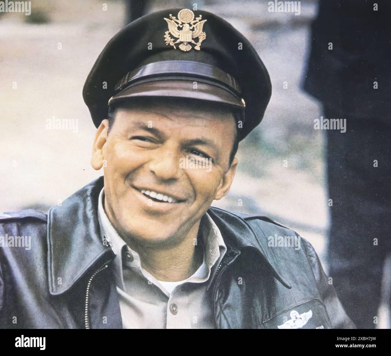 Viersen, Germany - May 9. 2024: Portrait of actor Frank Sinatra as ...