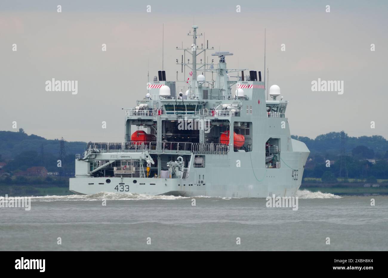 The Canadian Navy’s latest warship HMCS William Hall pennant number 433 ...