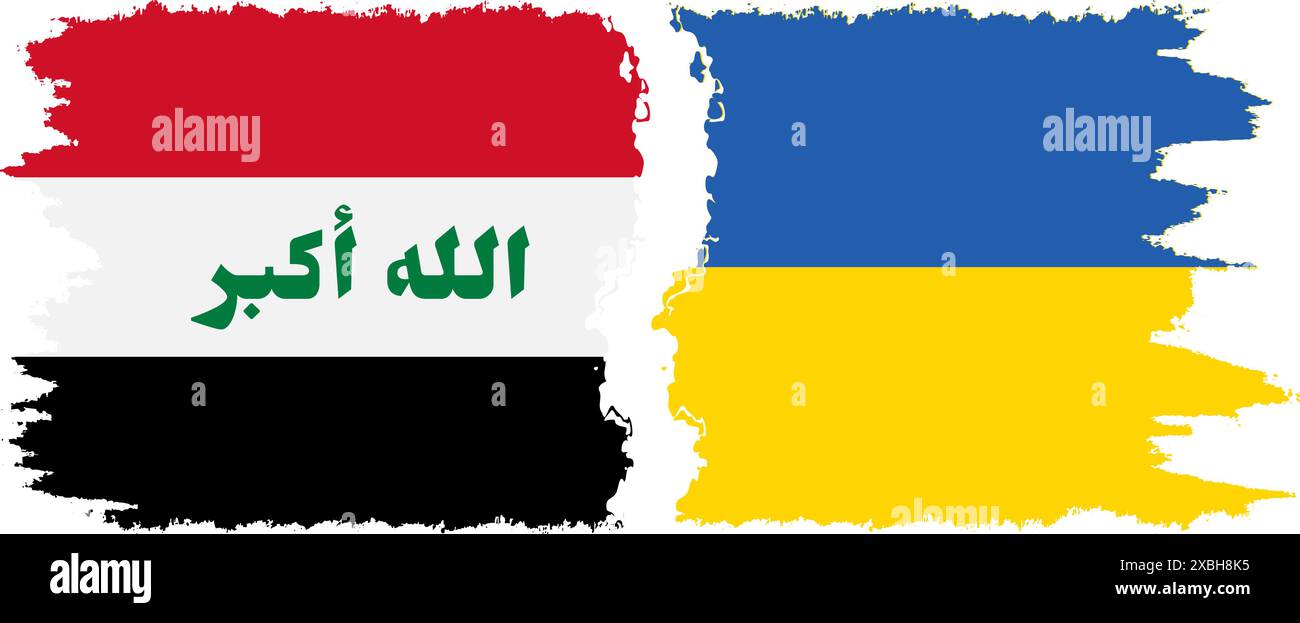 Iraq ukraine flag Stock Vector Images - Alamy