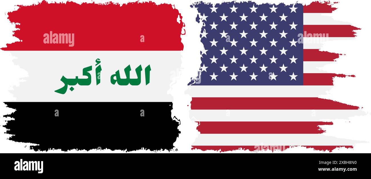 United states iraq flag hi-res stock photography and images - Alamy