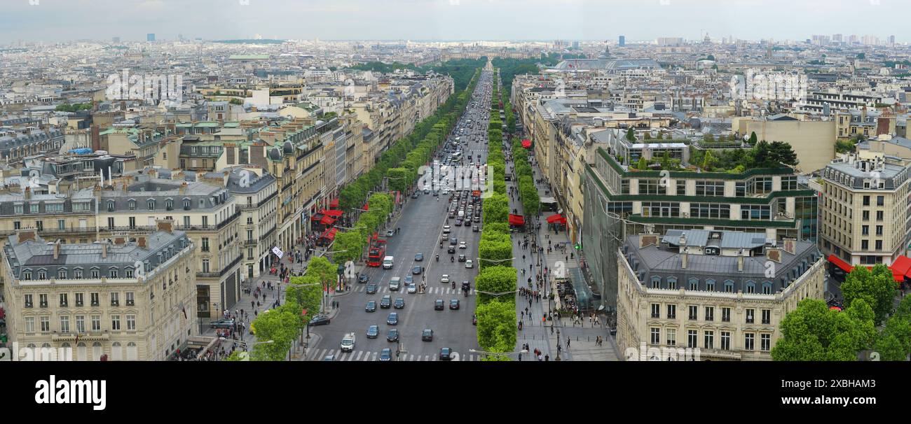 Champs Elysees in Paris France Stock Photo - Alamy