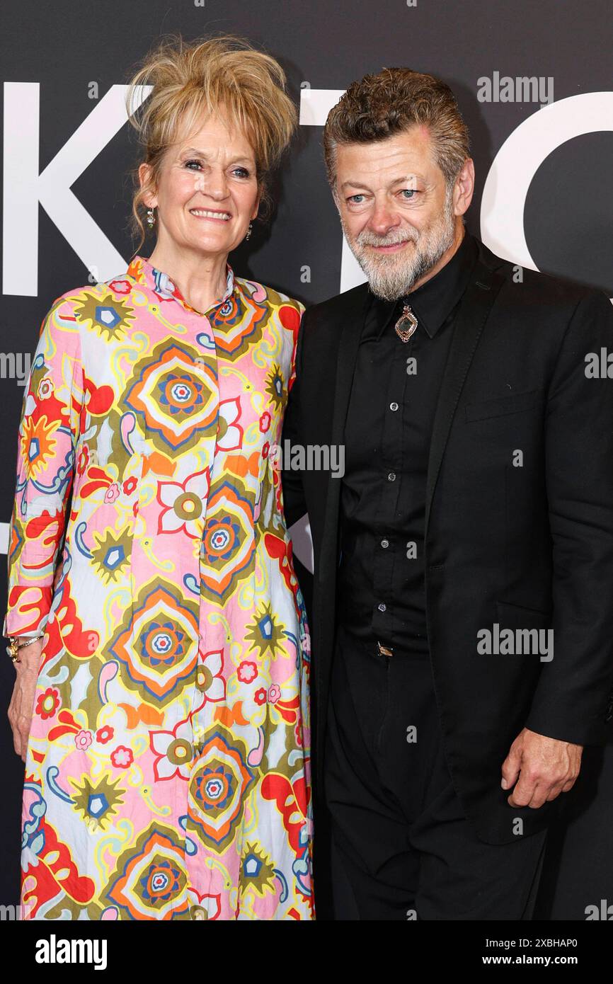 Lorraine Ashbourne mit Ehemann Andy Serkis bei der Premiere des ...