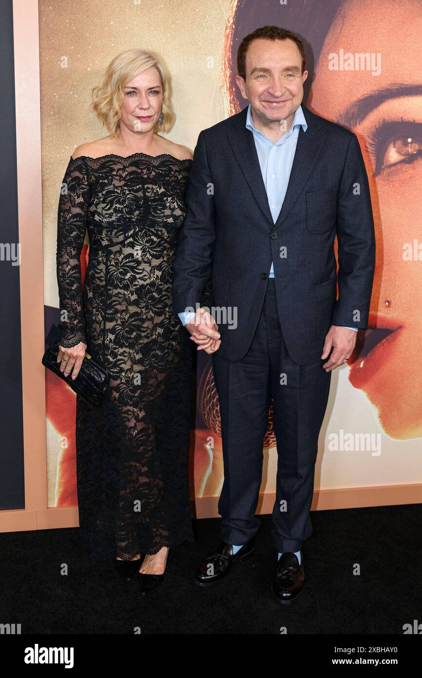 Janine Schneider-Marsan mit Ehemann Eddie Marsan bei der Premiere des ...
