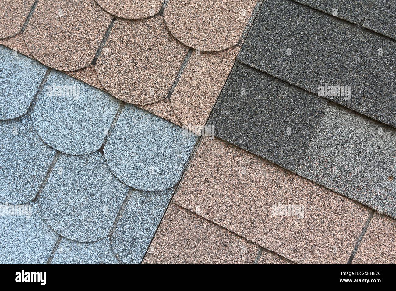 Closeup bitumen shingle roof pattern hi-res stock photography and ...