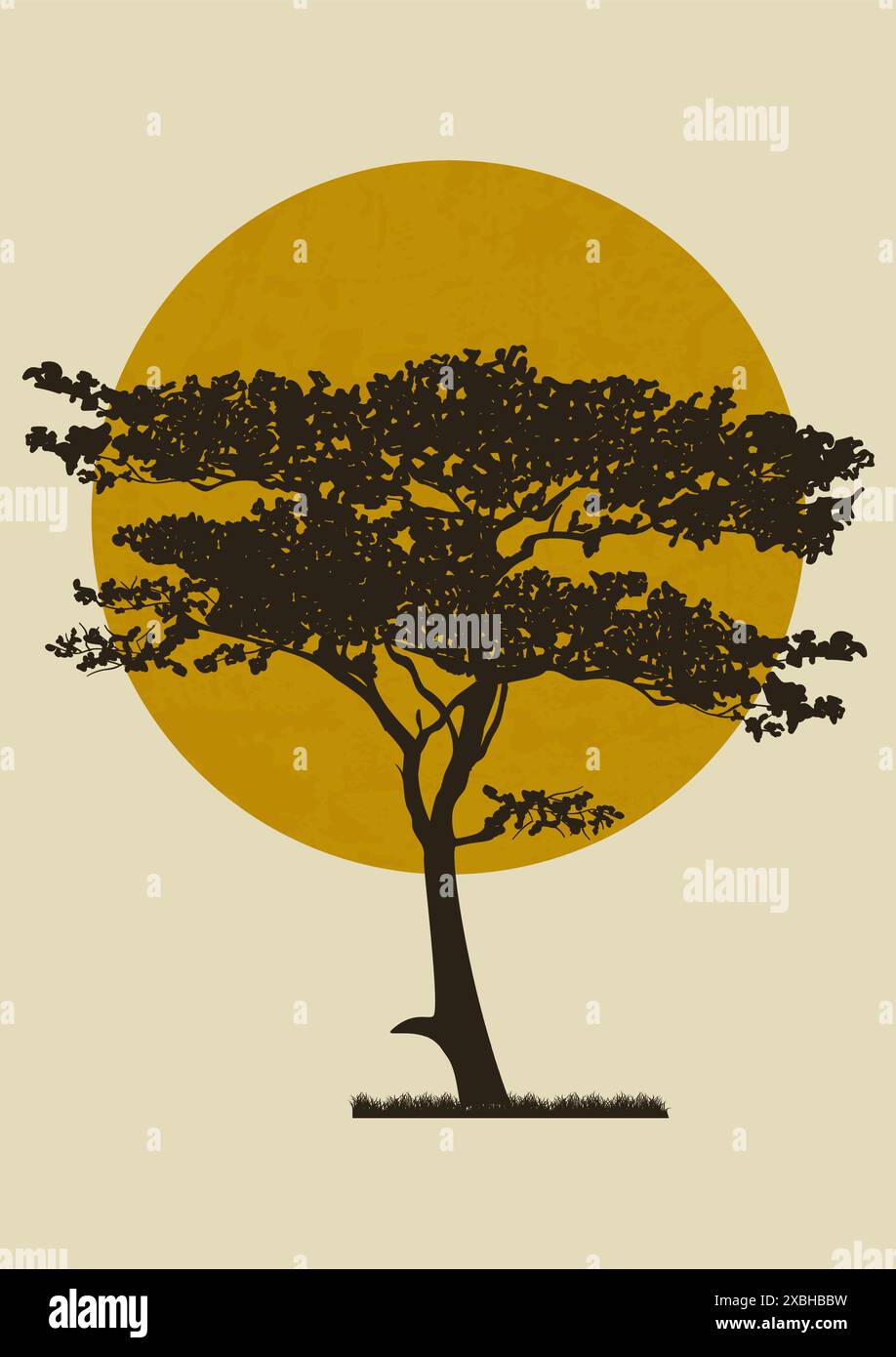 African aesthetic nature Stock Vector Images - Alamy