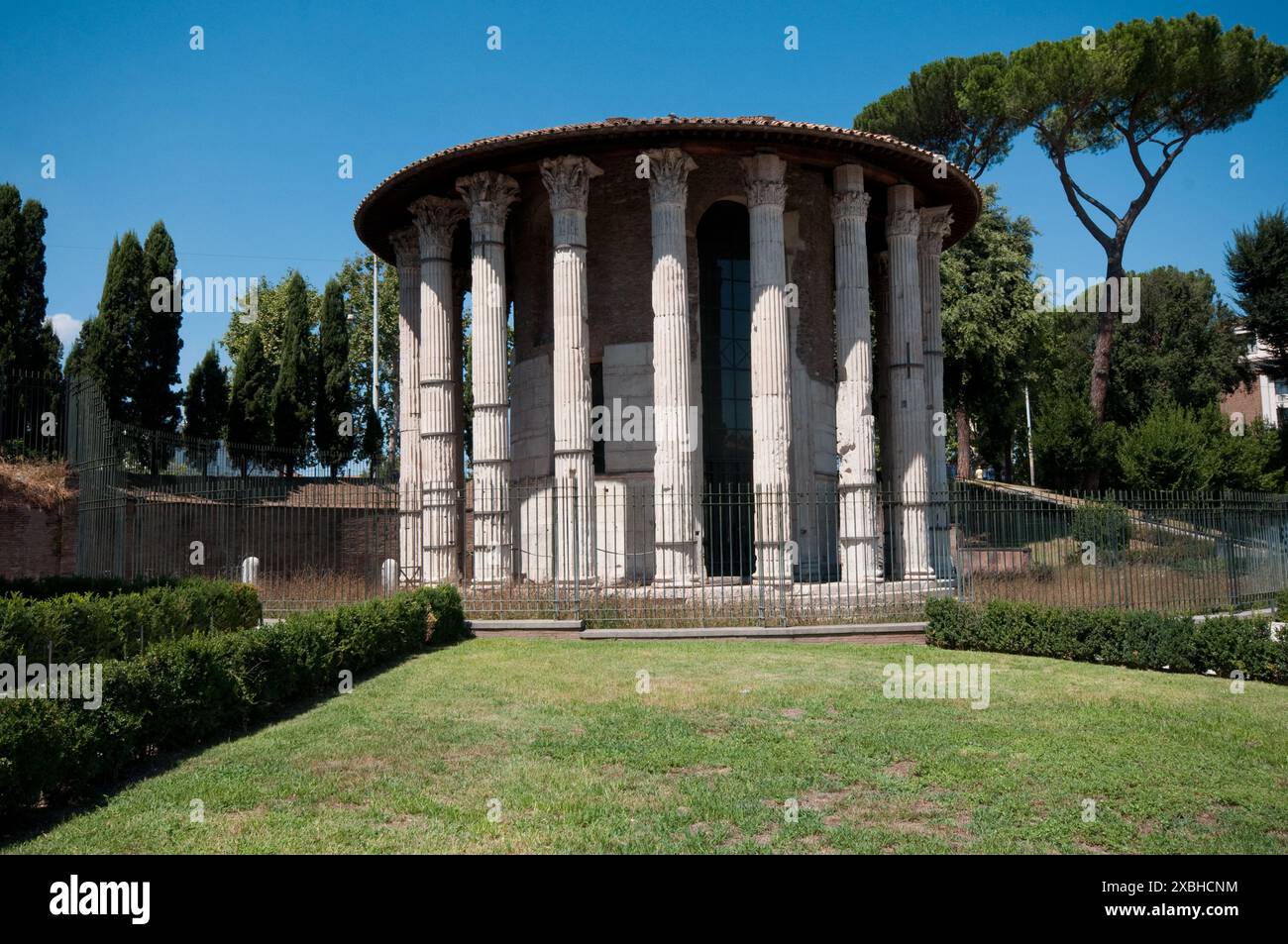 Italy, Lazio, Rome, Bocca della Verità Square, Temple of Heracles Stock ...