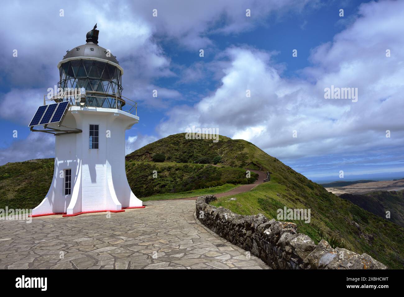 The lighthouse of Cape Reinga, New Zealand Stock Photo - Alamy