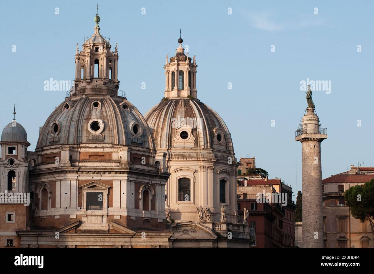 Italy, Lazio, Rome, Churches of Santa Maria di Loreto Santissimo Nome ...