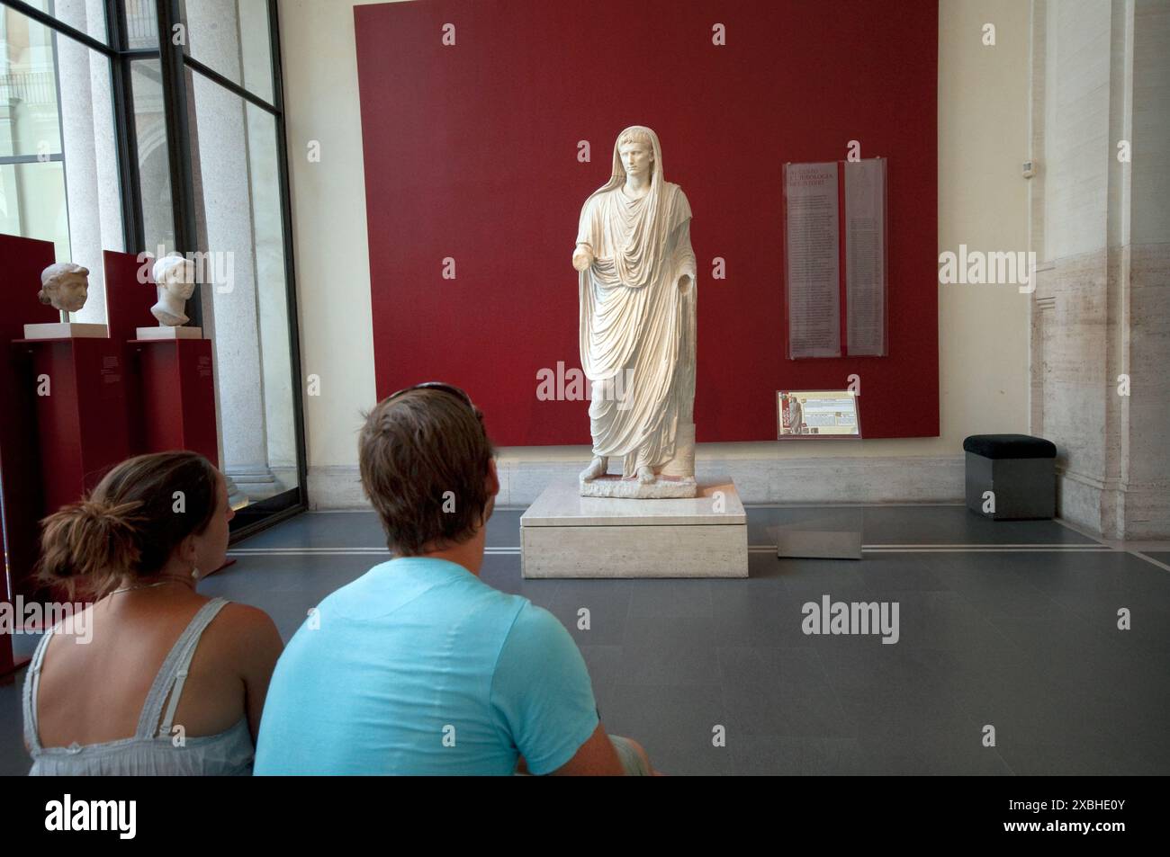 Italy, Lazio, Rome, Massimo Palace National Museum, Marble Statue ...