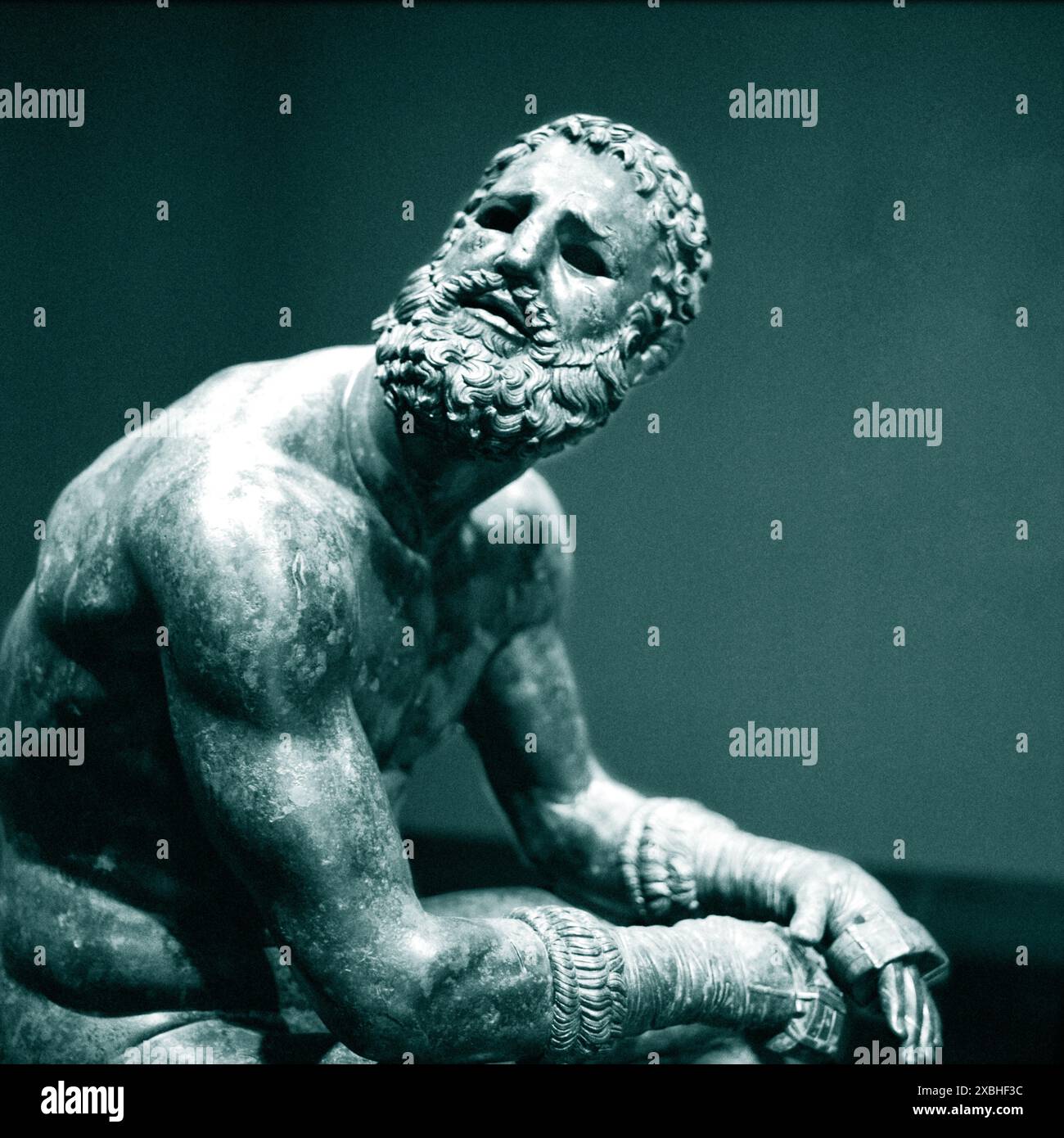 Italy, Lazio, Rome, Massimo Palace National Museum, Bronze Statue, the ...