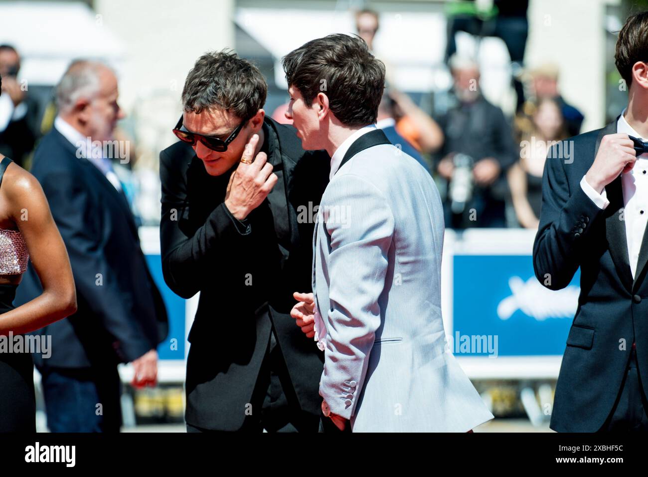 CANNES, FRANCE - MAY, 16: Barry Keoghan, Franz Rogowski, Jasmine Jobson ...