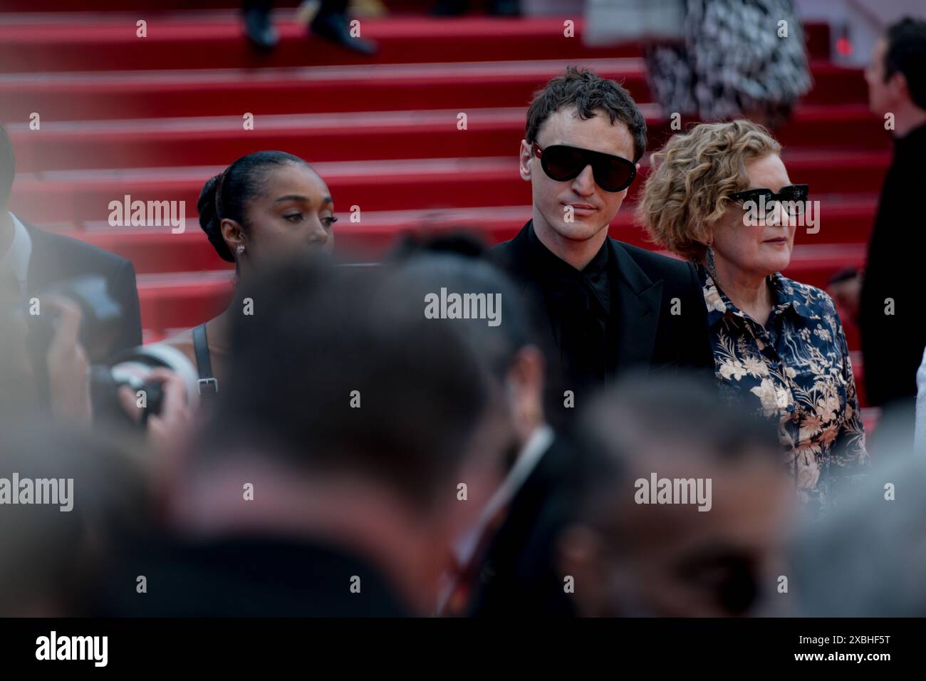 CANNES, FRANCE - MAY, 16: Barry Keoghan, Franz Rogowski, Jasmine Jobson ...