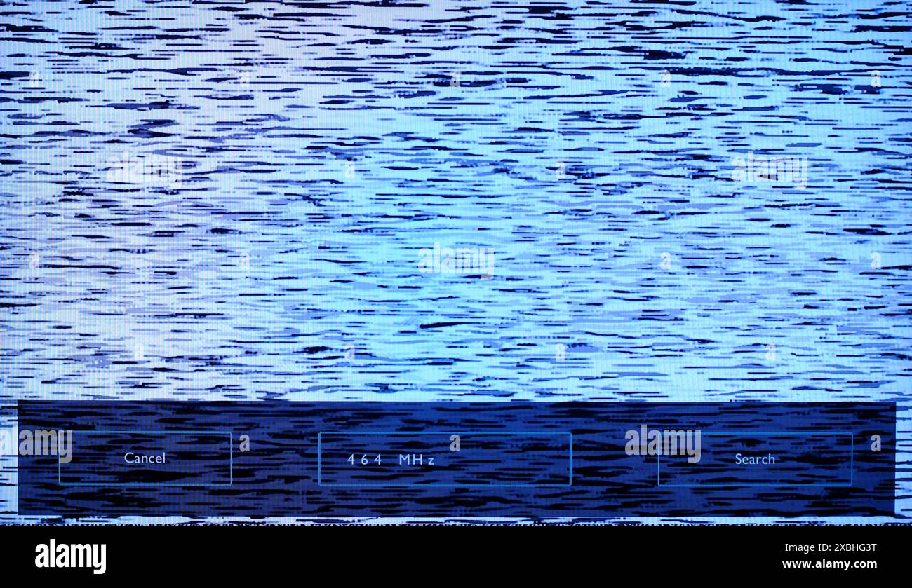 vector TV screen, lost signal Stock Photo - Alamy