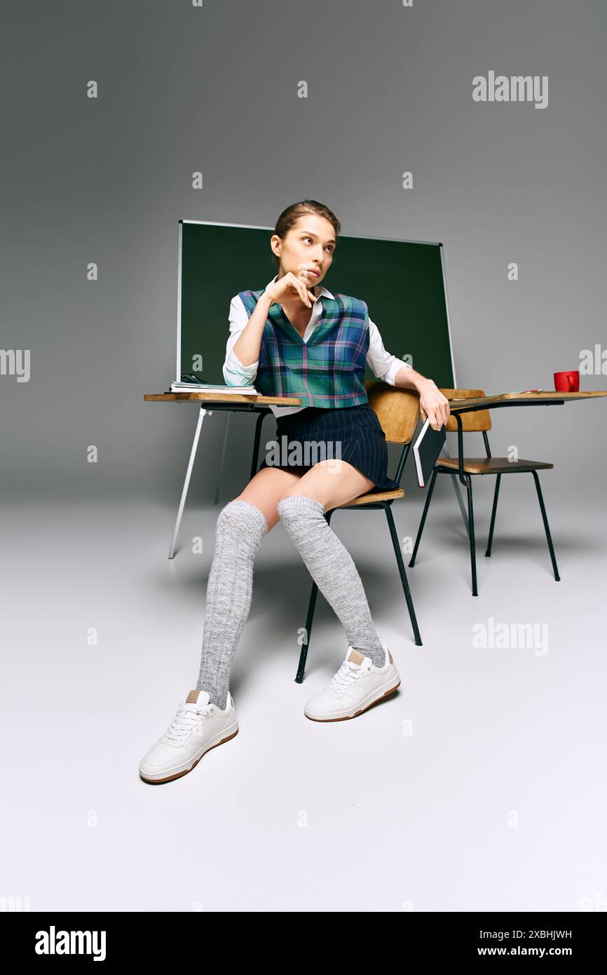 Uniformed student hi-res stock photography and images - Alamy