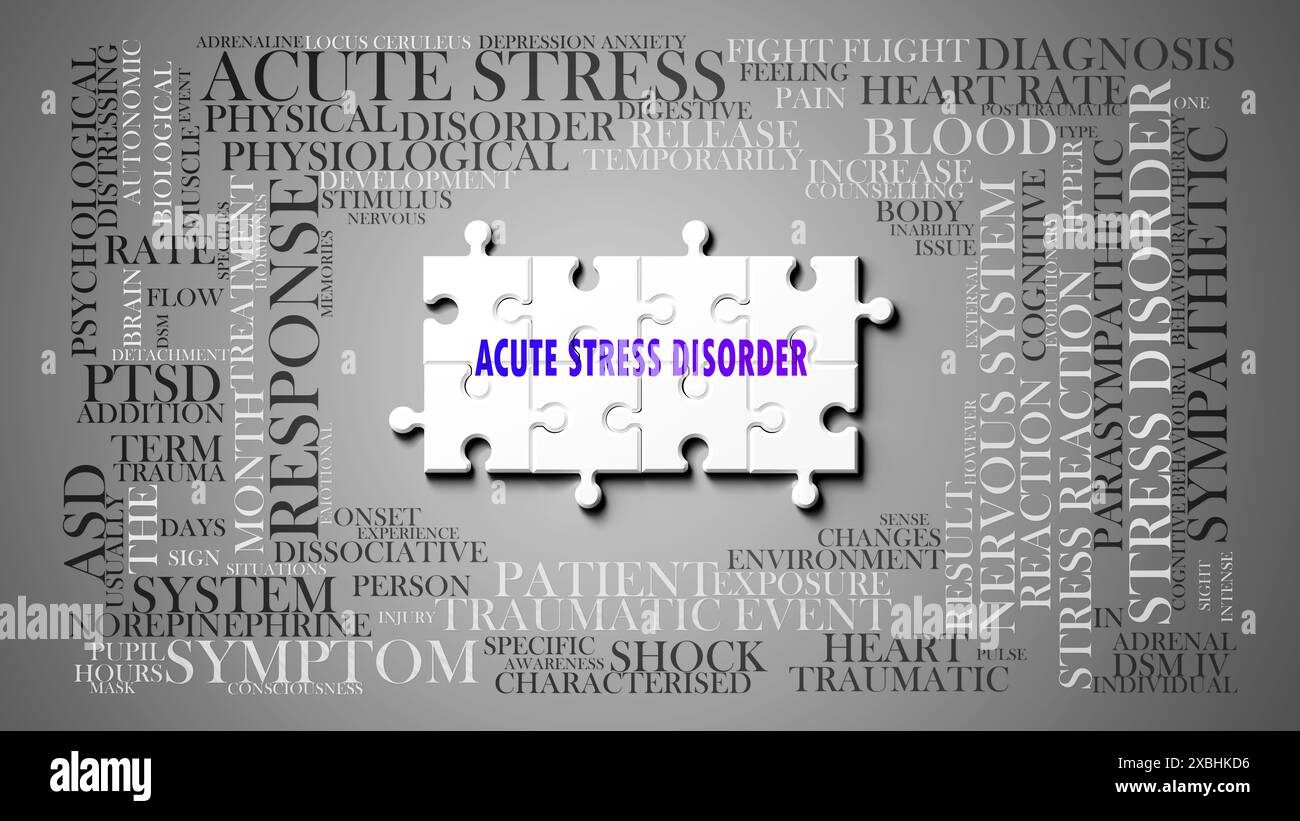 Acute stress disorder as a complex subject hi-res stock photography and images - Alamy